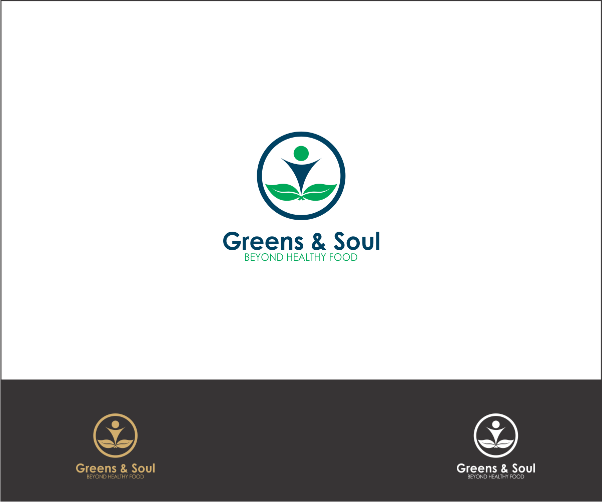 Modern, Playful, Health And Wellness Logo Design for Greens & Soul "or ...