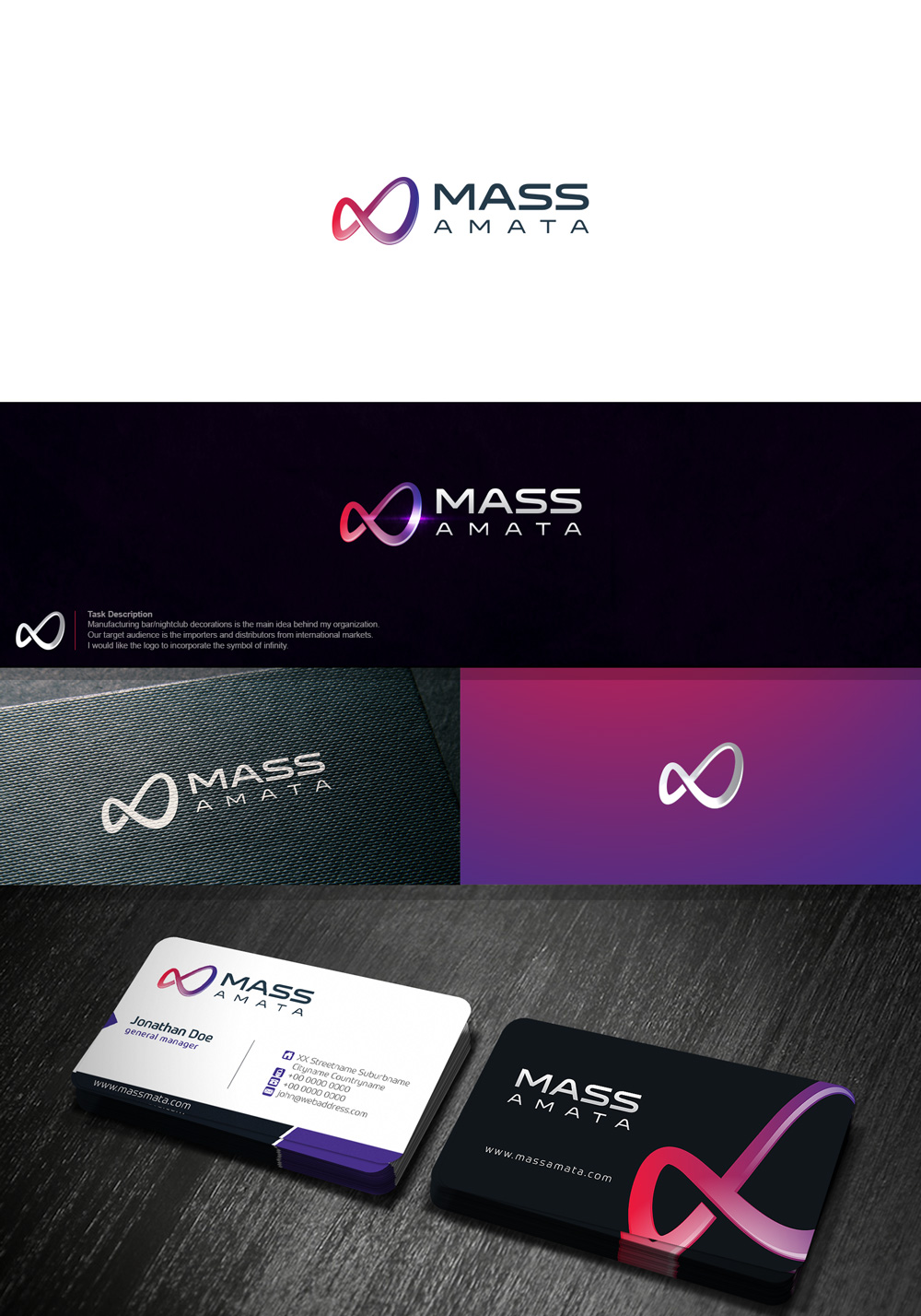 Masculine, Modern, Manufacturing Logo Design for Mass Amata by Solidus ...