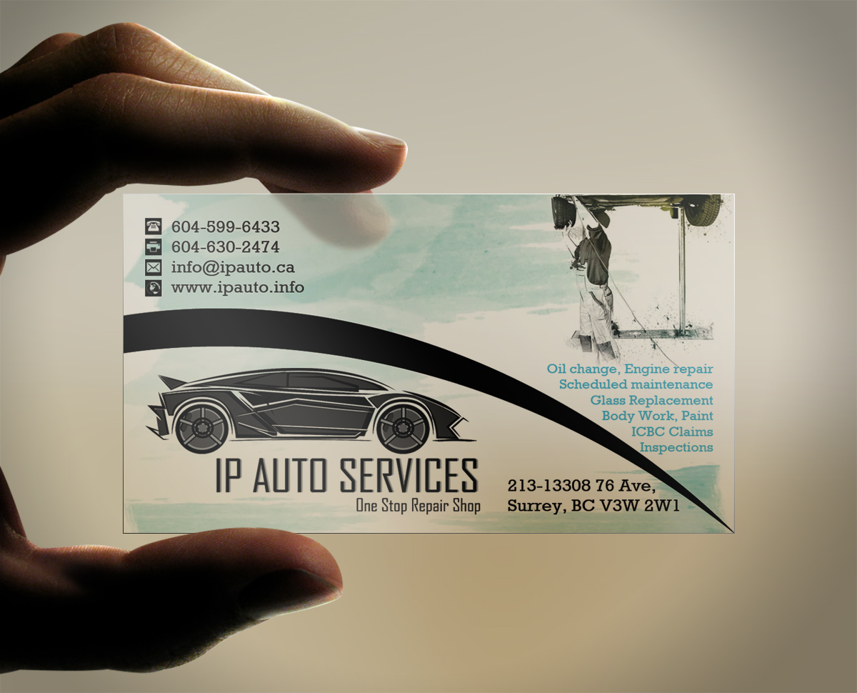 Professional, Bold, Car Repair Business Card Design for a Company by ...