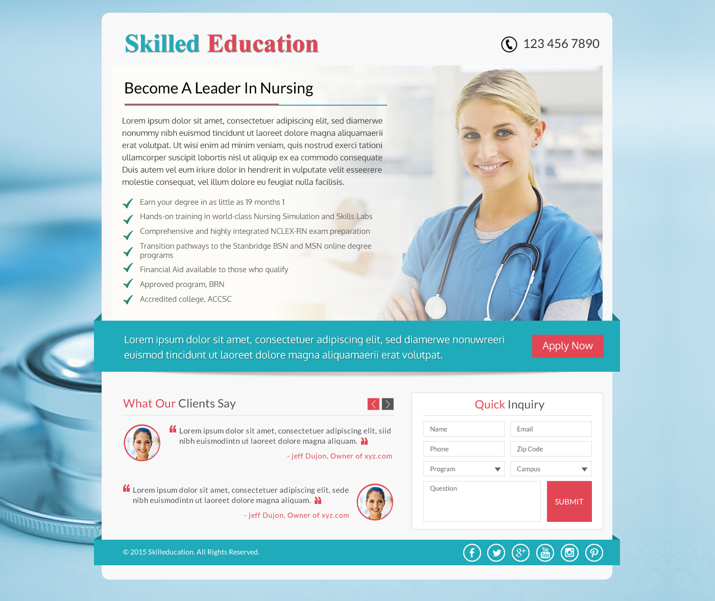 Bold, Modern, Training Landing Page Design for a Company by Sbss ...