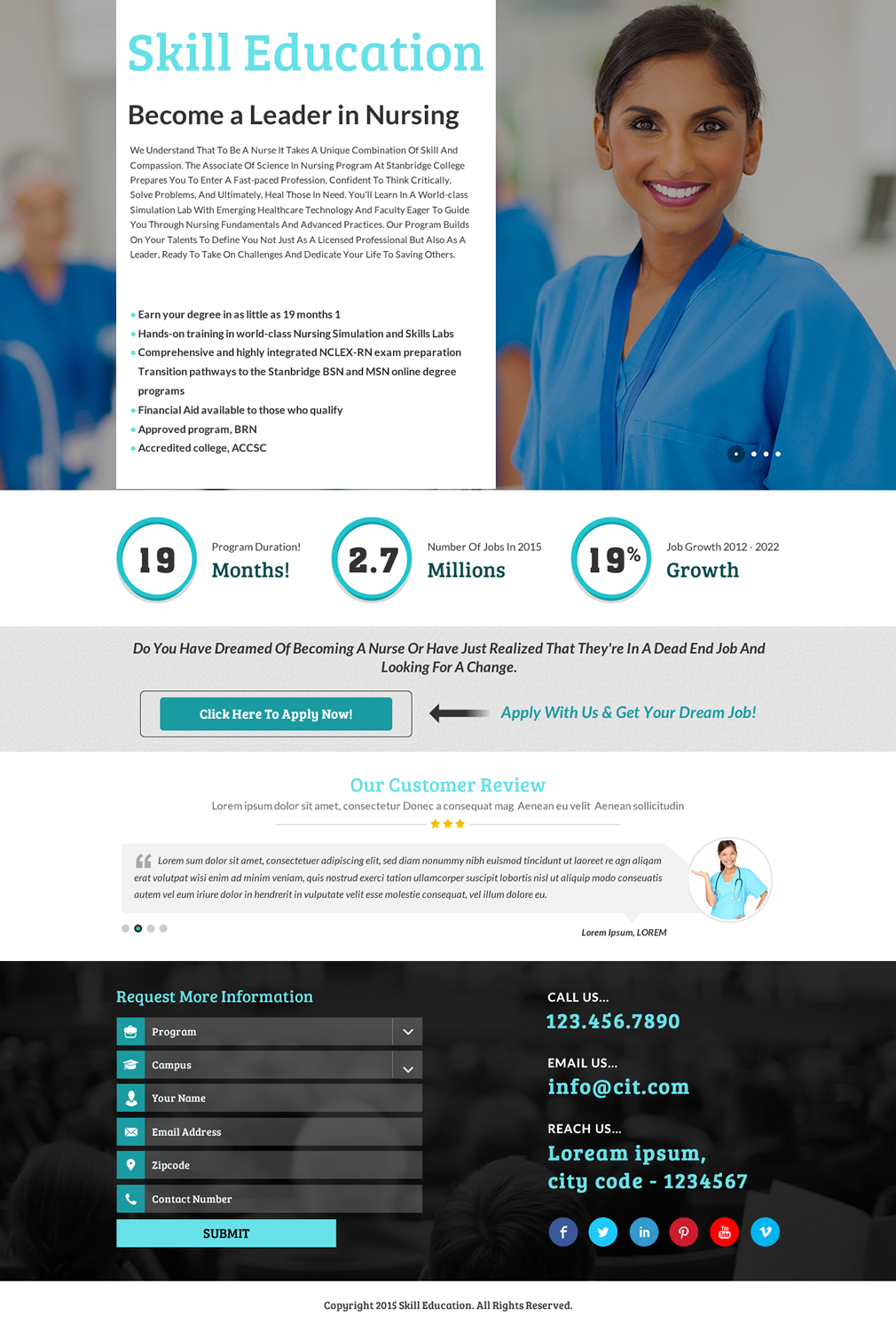 Bold, Modern, Training Landing Page Design for a Company by Sbss ...