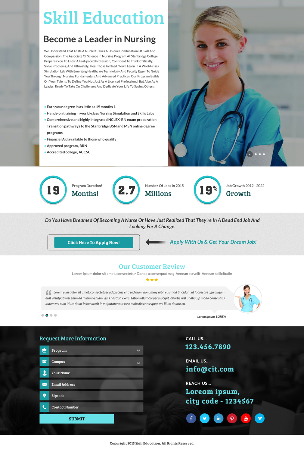 Bold, Modern, Training Landing Page Design for a Company by Sbss ...