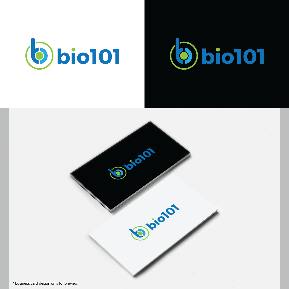 Elegant, Playful, Biotechnology Logo Design for bio101 by marius.b ...