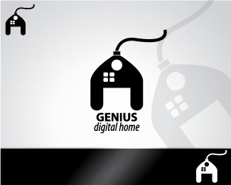 Professional, Upmarket, Business Logo Design for Genius Digital Home by ...