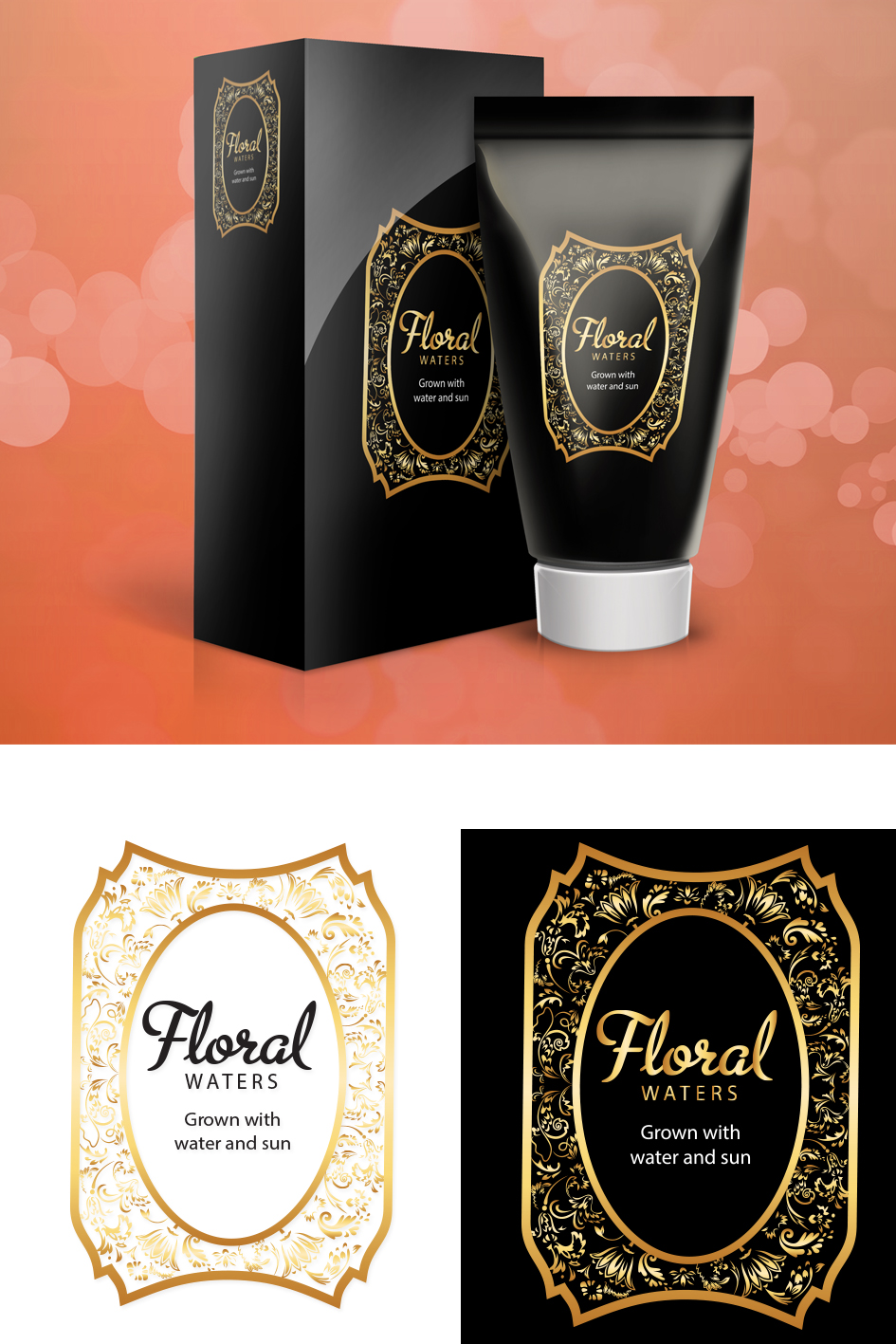 Elegant, Modern, Floral Label Design for Sp Essentials by ellyna ...