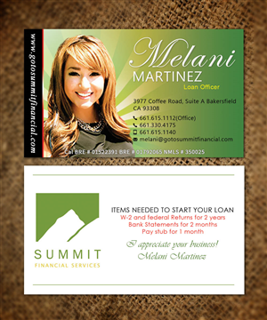 Mortgage Loan Consultant | 51 Business Card Designs for a business in ...