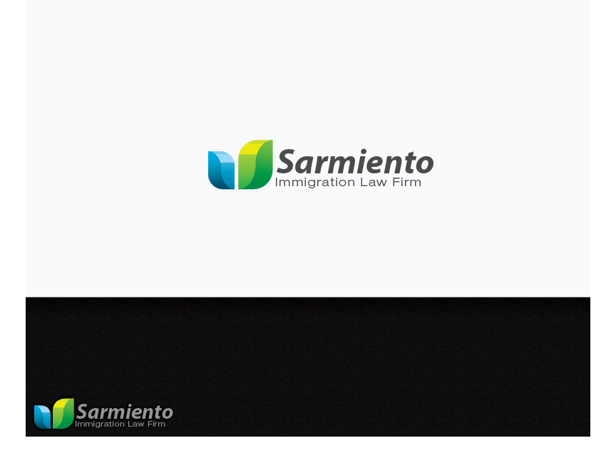 Elegant, Playful, Law Firm Logo Design for Sarmiento Immigration Law ...
