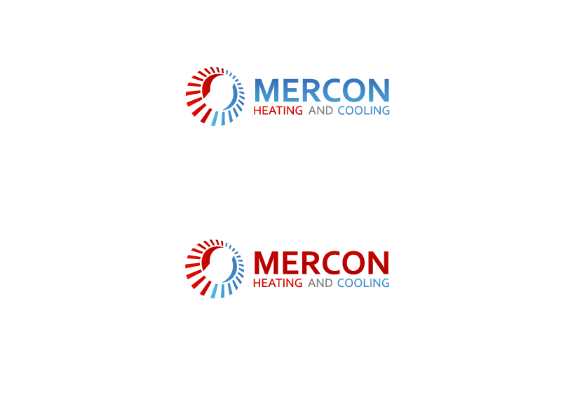 Masculine, Bold, It Company Logo Design for Mercon Heating and Cooling ...