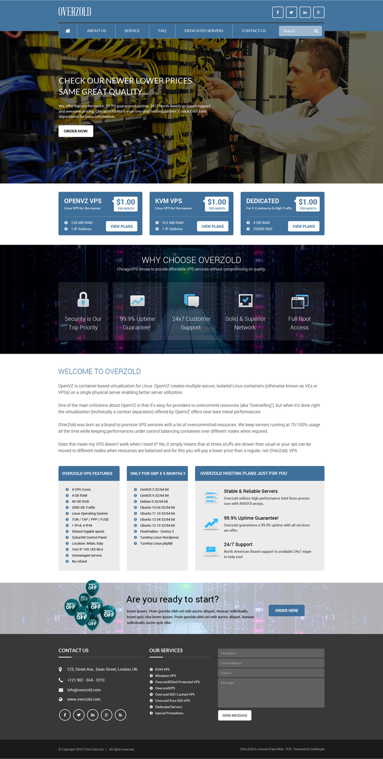 Bold, Playful, Internet Service Provider Web Design for Zimply OverZold ...