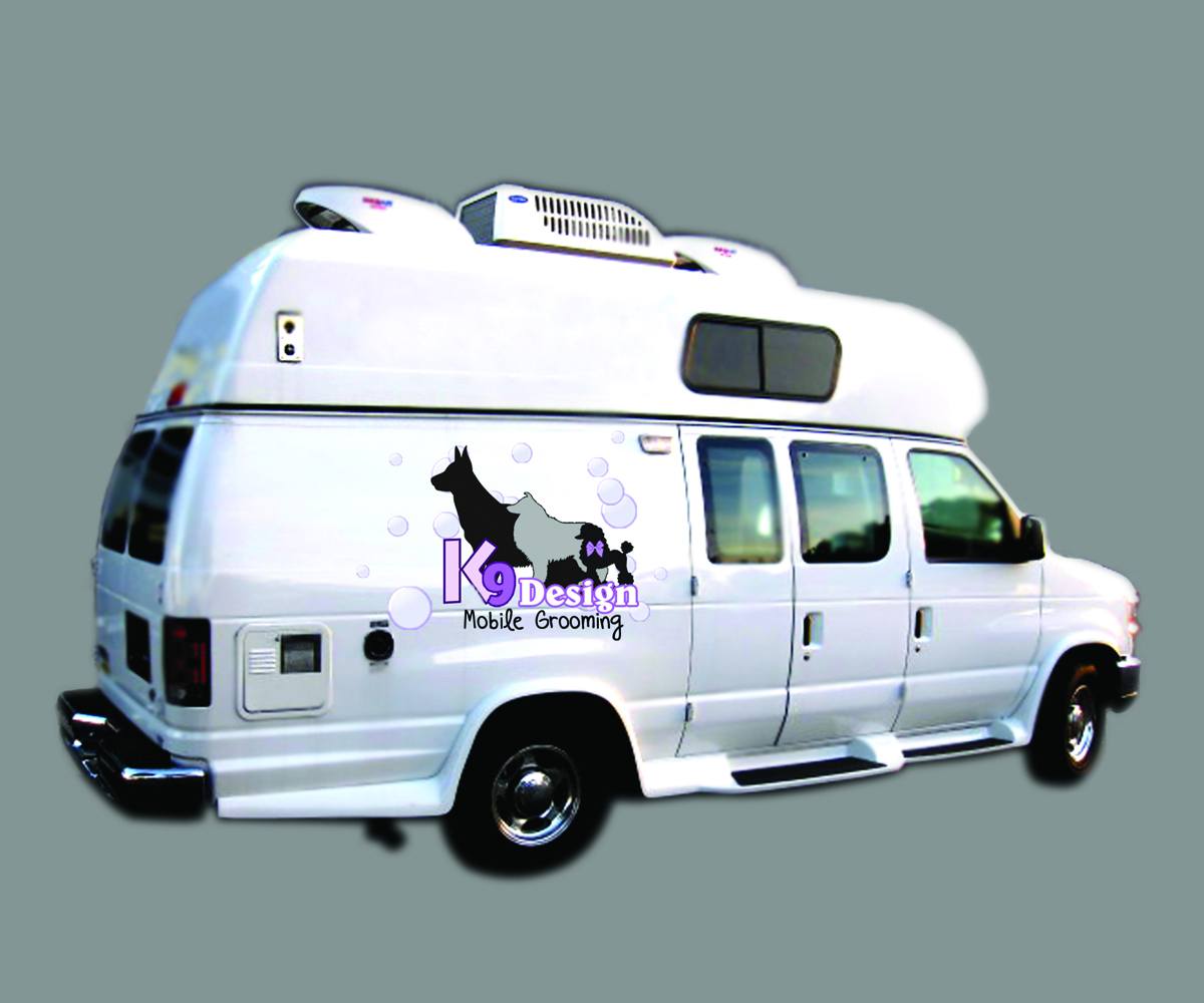 Modern, Upmarket, Advertising Logo Design for K9 Design Mobile Grooming ...