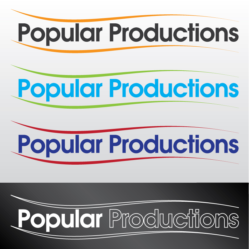 Logo Design for Popular Productions by Fanol Ademi | Design #10997