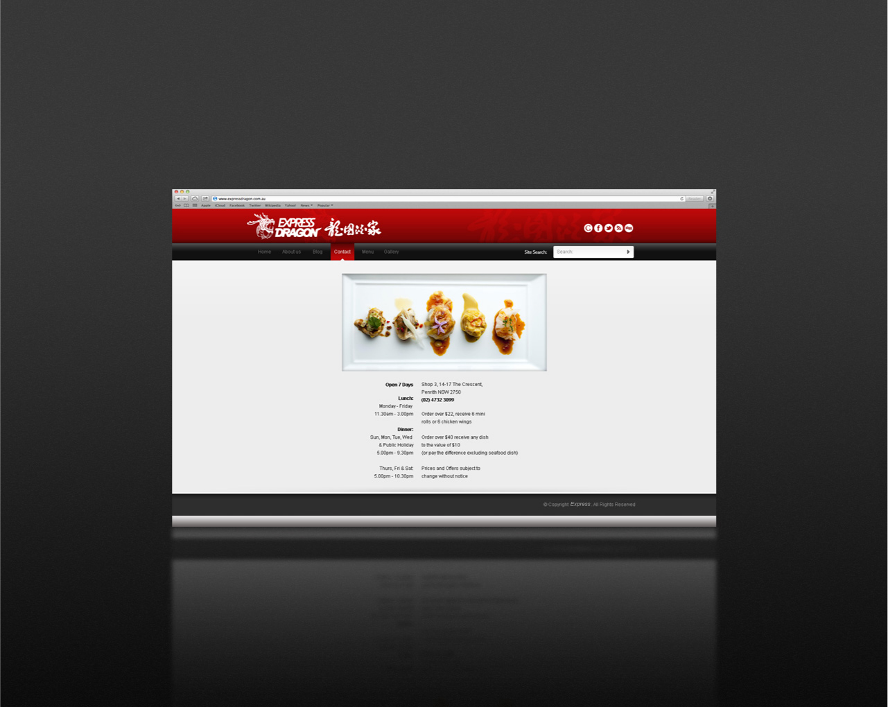 Elegant, Modern, Business Web Design for Express Dragon Chinese ...