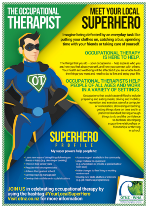 Occupational Therapy promotional poster | 39 Poster Designs for OTNZ