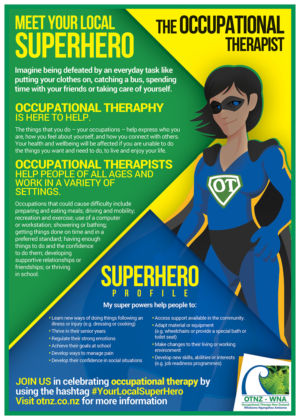 Occupational Therapy promotional poster | 39 Poster Designs for OTNZ