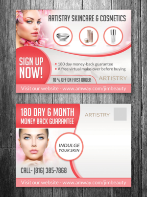 ARTISTRY SKINCARE & Cosmetics needs a postcard design | 19 Postcard ...