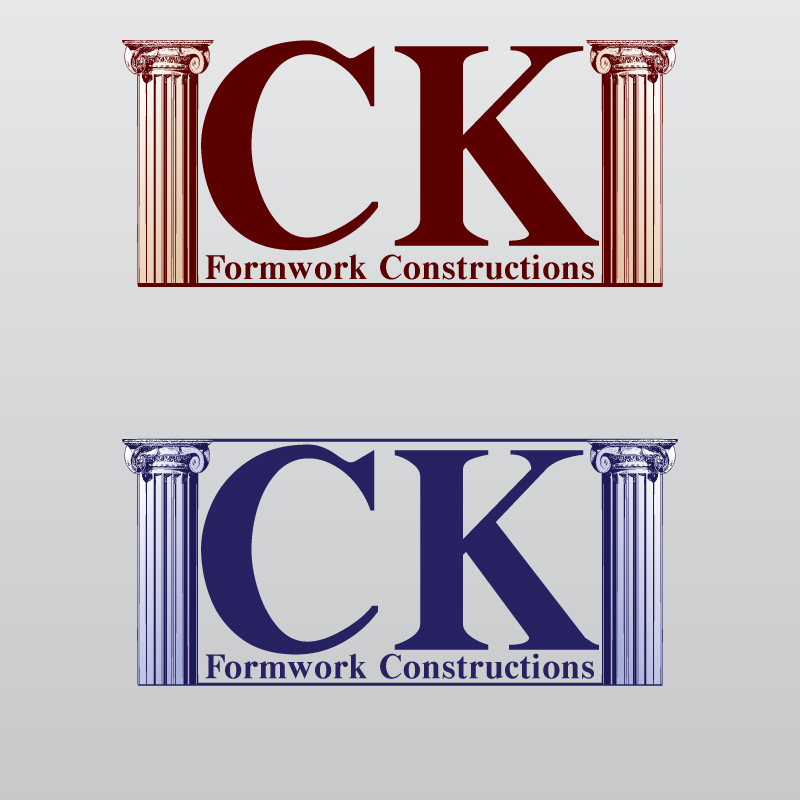 Construction Logo Design for CK Formwork Constructions by Fanol Ademi ...