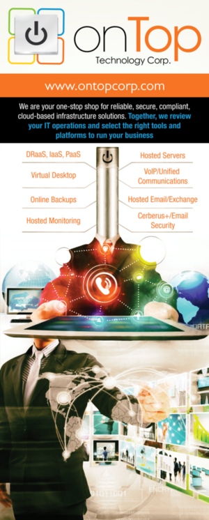 onTop Technology Banner Stand Design | 15 Advertisement Designs for ...