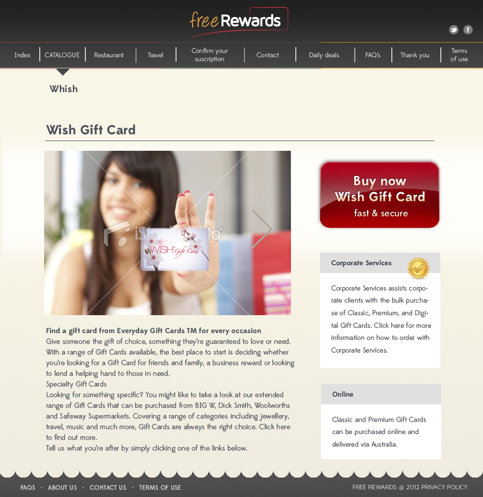 Bold, Playful Web Design for Free Rewards by silviaer | Design #1906751