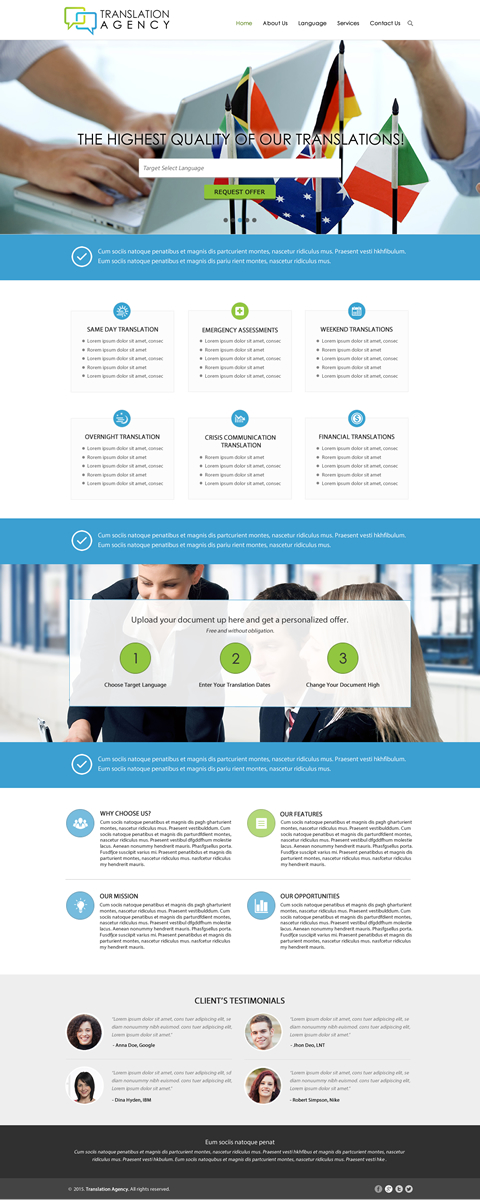 Work Web Design for a Company by Anooshaa Kachhia | Design #7800803