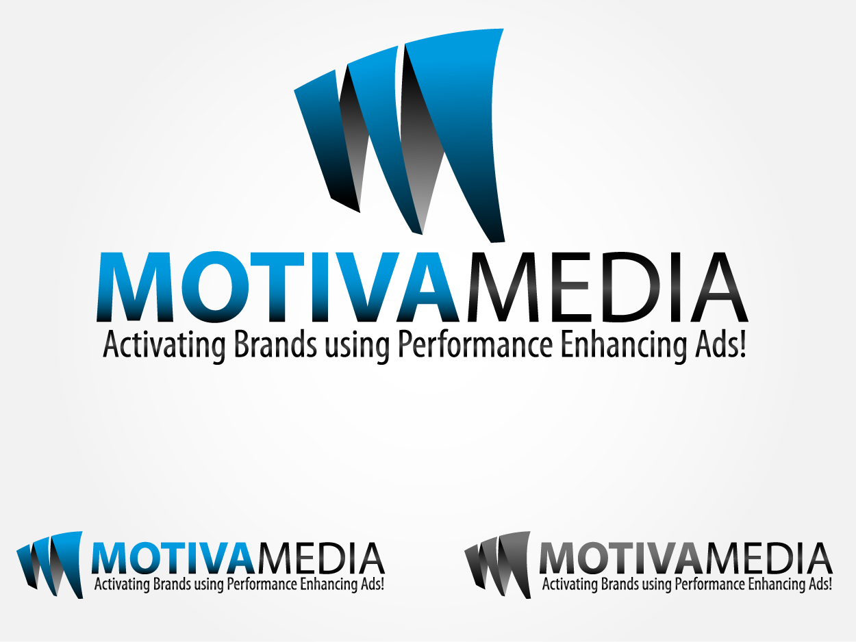 Bold, Modern, Advertising Logo Design for MotivaMedia by naashthebest ...