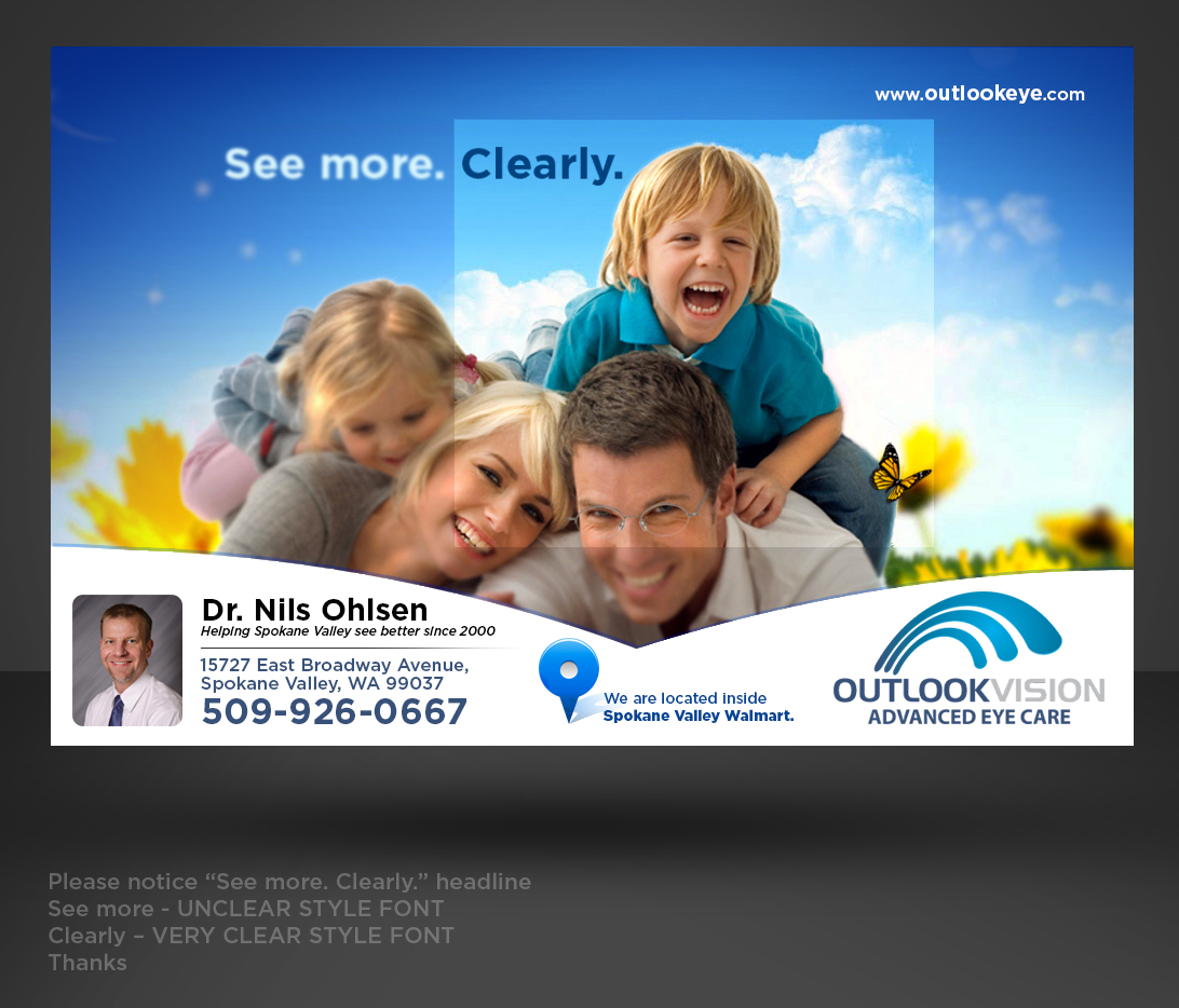 Modern, Colorful Advertisement Design for Outlook Vision by jgeoinbox ...