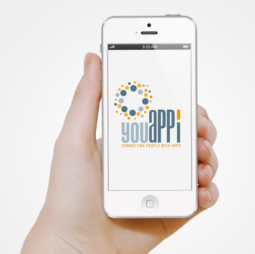 Modern Elegant Logo Design For Except Of The Name Youappi Two Variants Connecting People