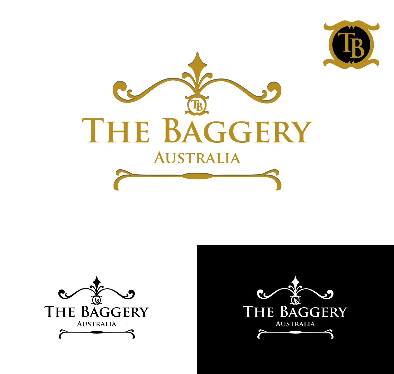 Upmarket, Serious, Store Logo Design for The Baggery by Dzains | Design ...