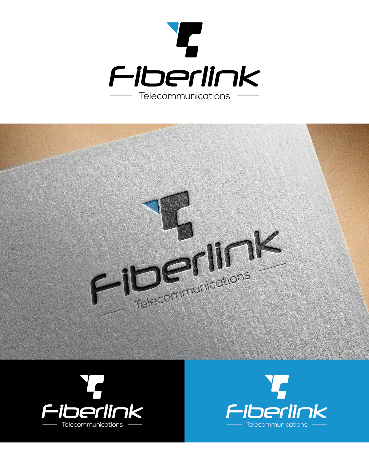 Serious, Professional, Telecommunications Logo Design for Fiberlink ...