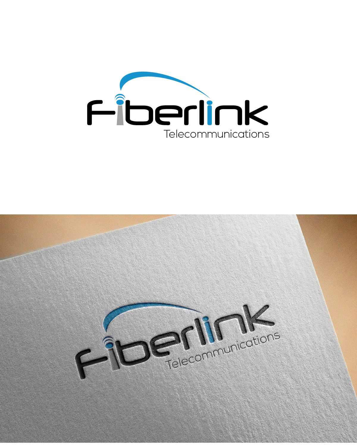 Serious, Professional, Telecommunications Logo Design for Fiberlink ...