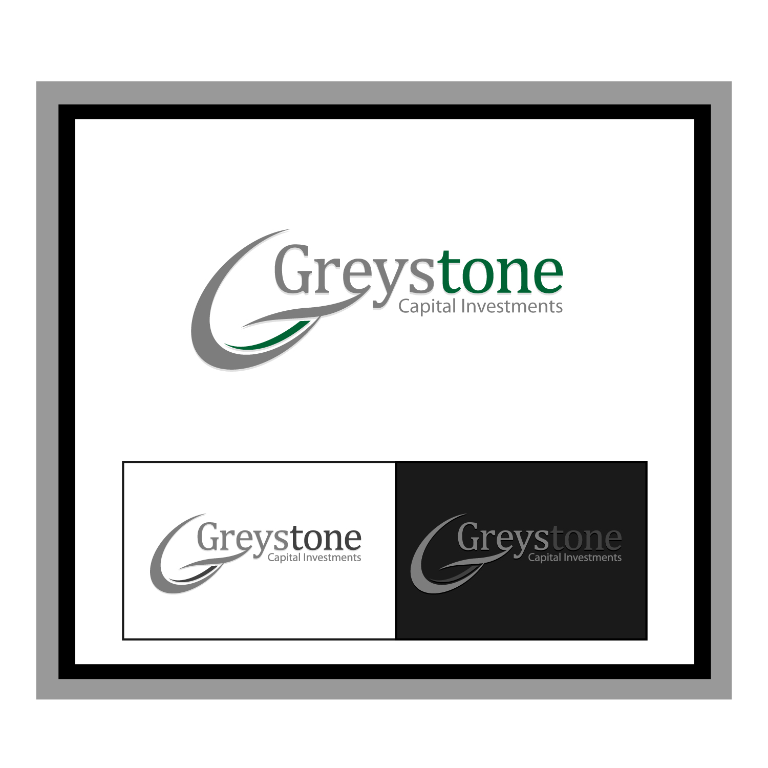 Serious, Professional, Real Estate Logo Design for Greystone Capital ...