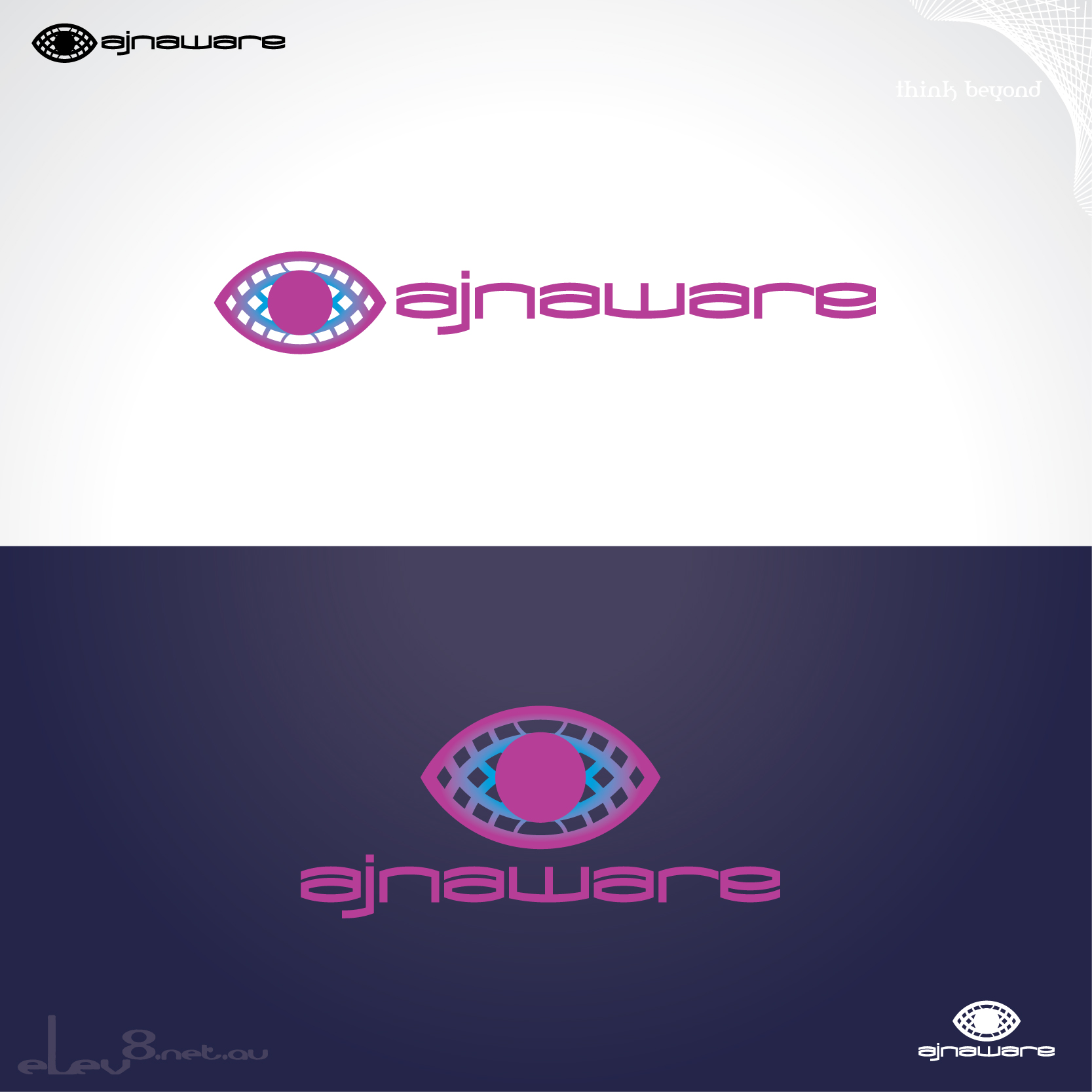 Software Logo Design for Ajnaware by elev8.net.au | Design #12825