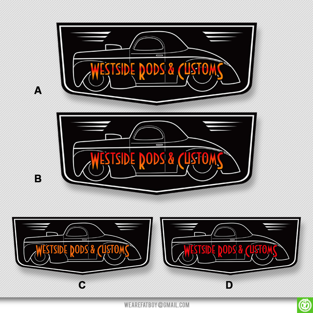 Elegant, Playful Logo Design for Westside Rods & Customs by Fatboy ...