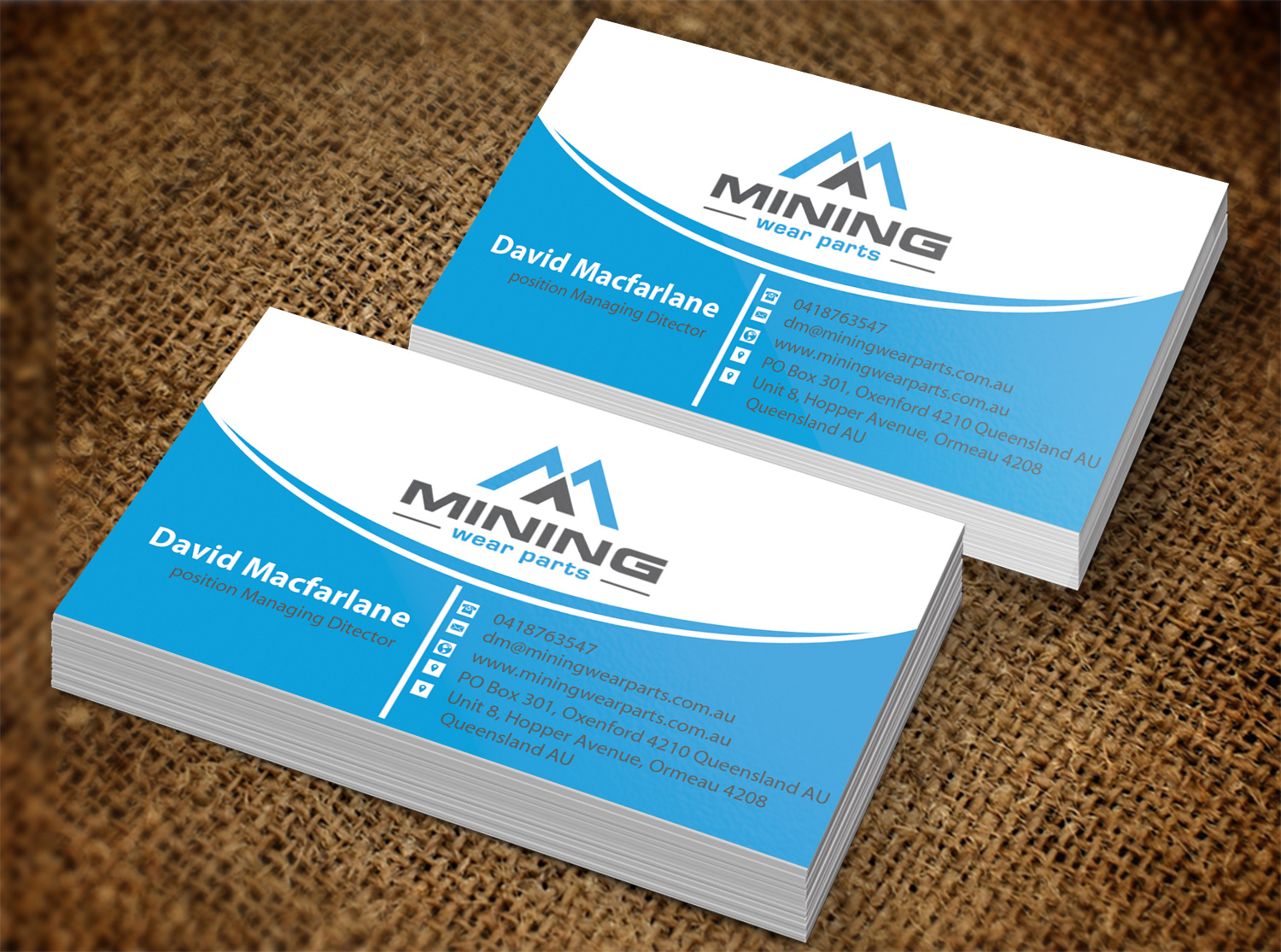 Elegant, Playful, Mining Business Card Design for a Company by Lanka ...