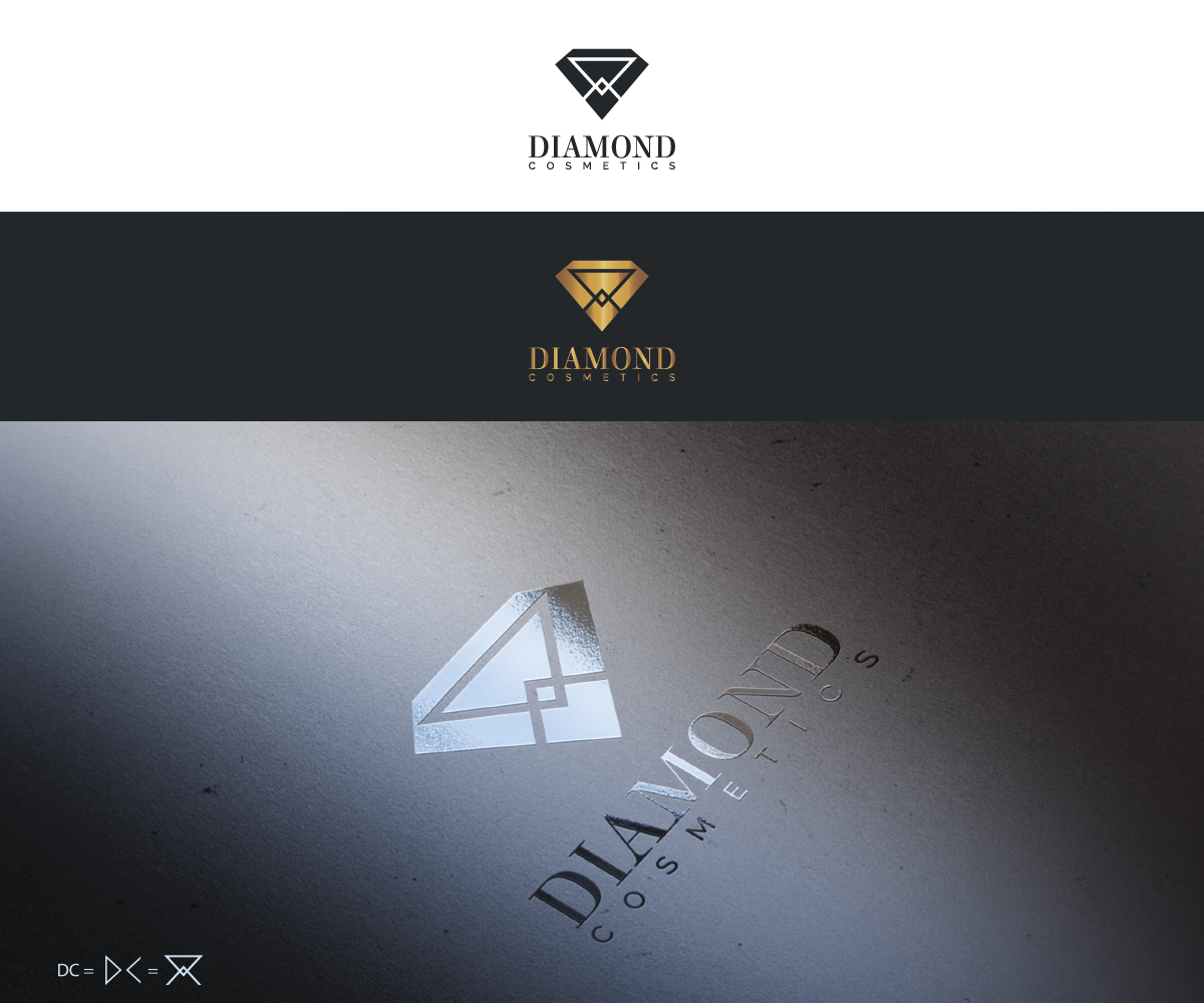 Modern, Upmarket, Cosmetics Logo Design for Diamond Cosmetics by ...