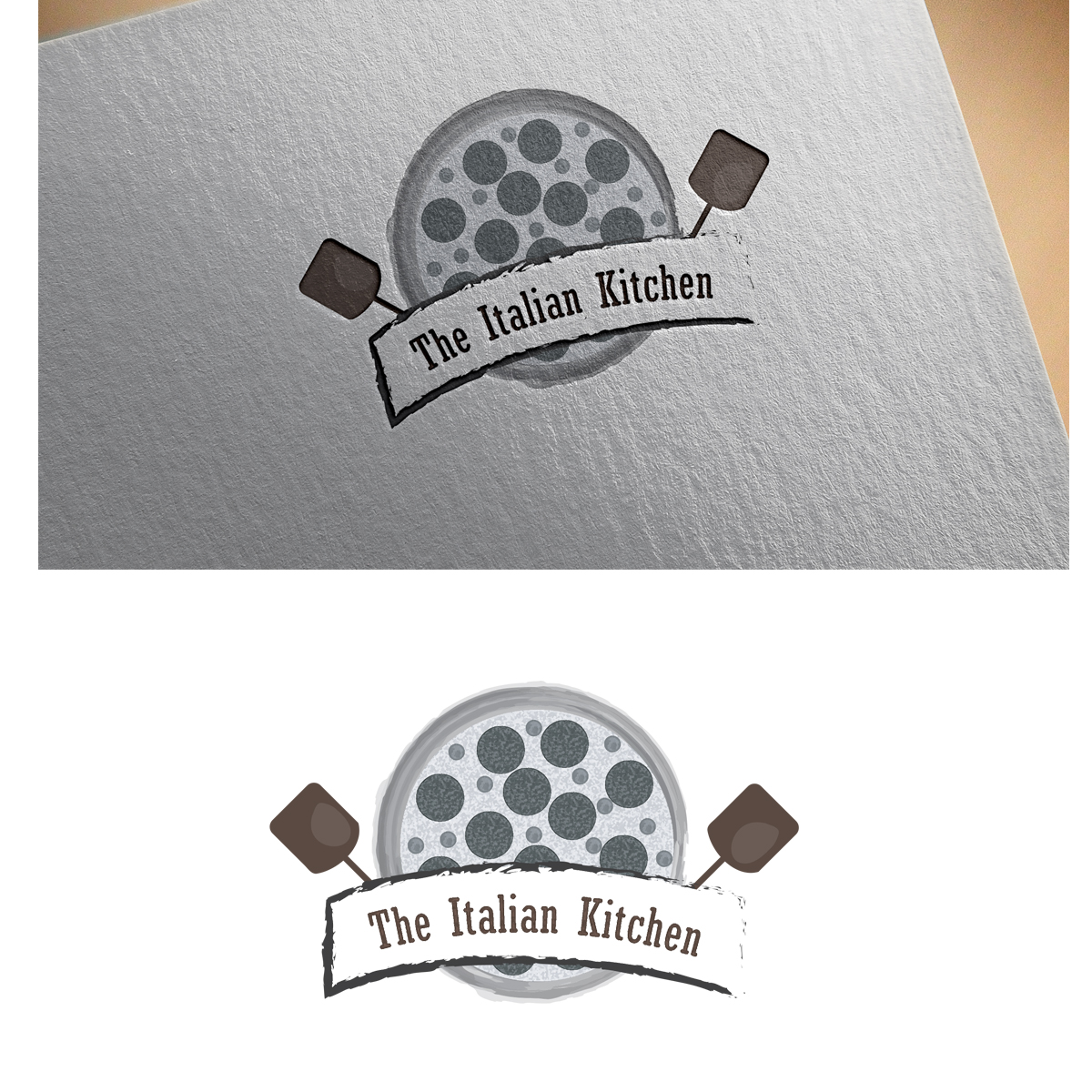 Store Logo Design for The Italian Kitchen by zayed Imam | Design #7807786