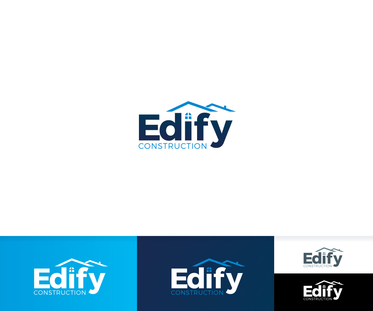 Professional, Masculine, It Company Logo Design for Edify Construction ...