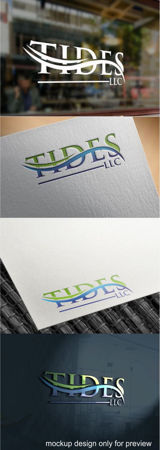 Modern, Bold, It Company Logo Design for TIDES LLC / Teamwork ...