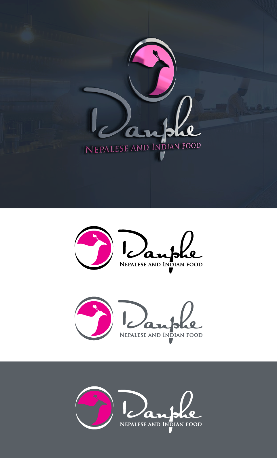 Serious, Conservative, Restaurant Logo Design for Danphe (Nepalese and ...
