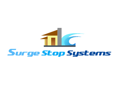 Marketing Logo Design for Surge Stop Systems (Systems in smaller print ...
