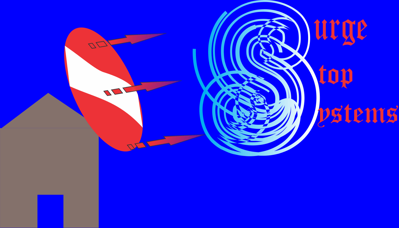 Marketing Logo Design for Surge Stop Systems (Systems in smaller print ...