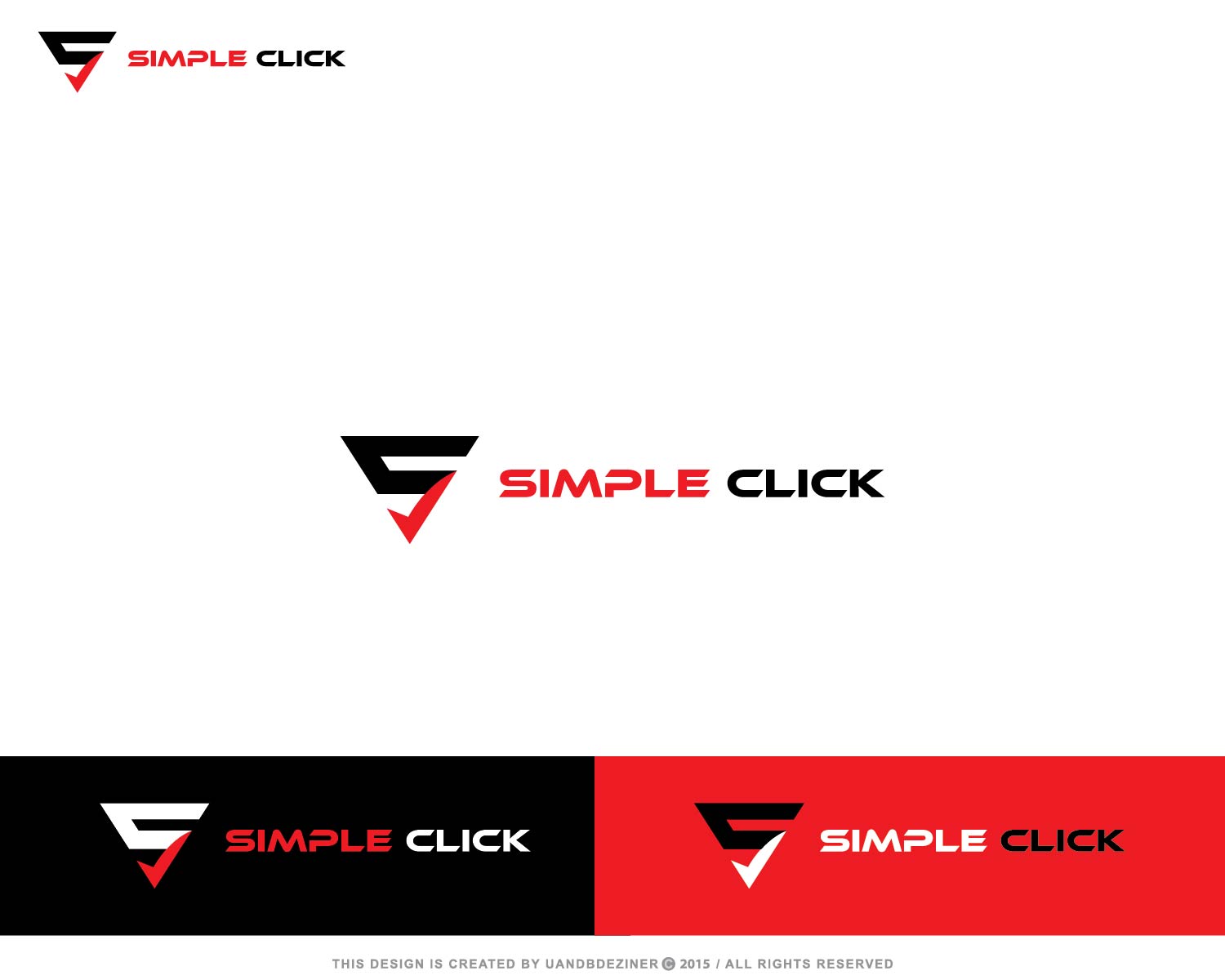 Modern, Serious, Business Logo Design for Simple Click by uandbdeziner ...