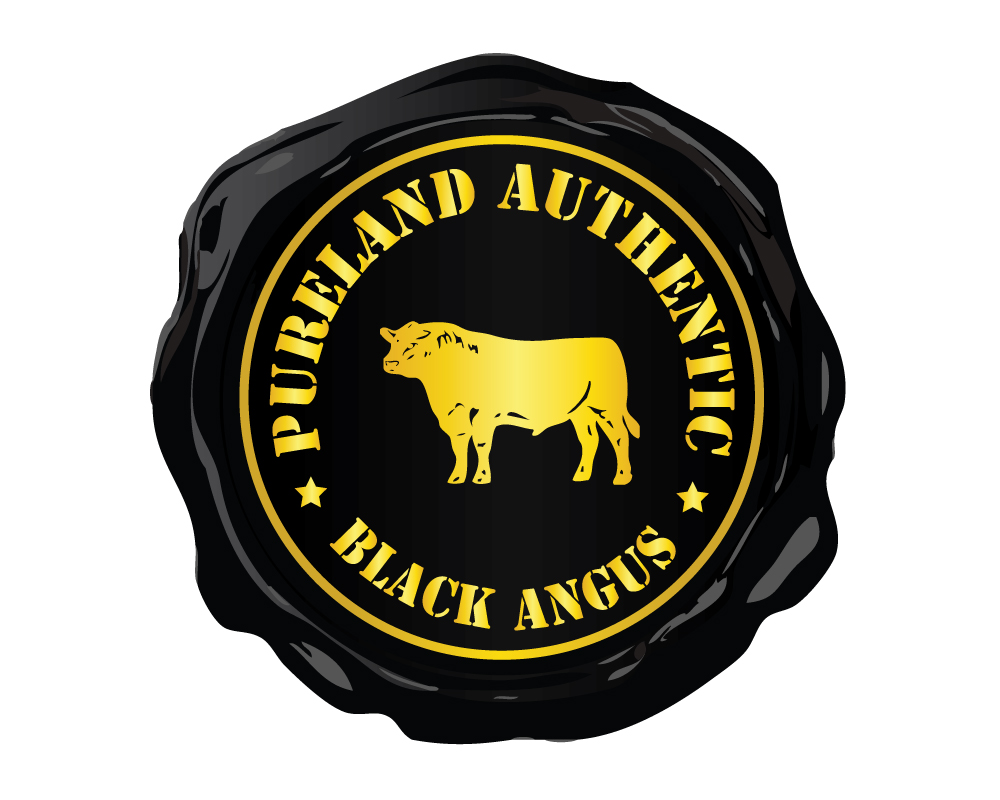 Restaurant Logo Design for Pureland Authentic Black Angus by Kreative ...