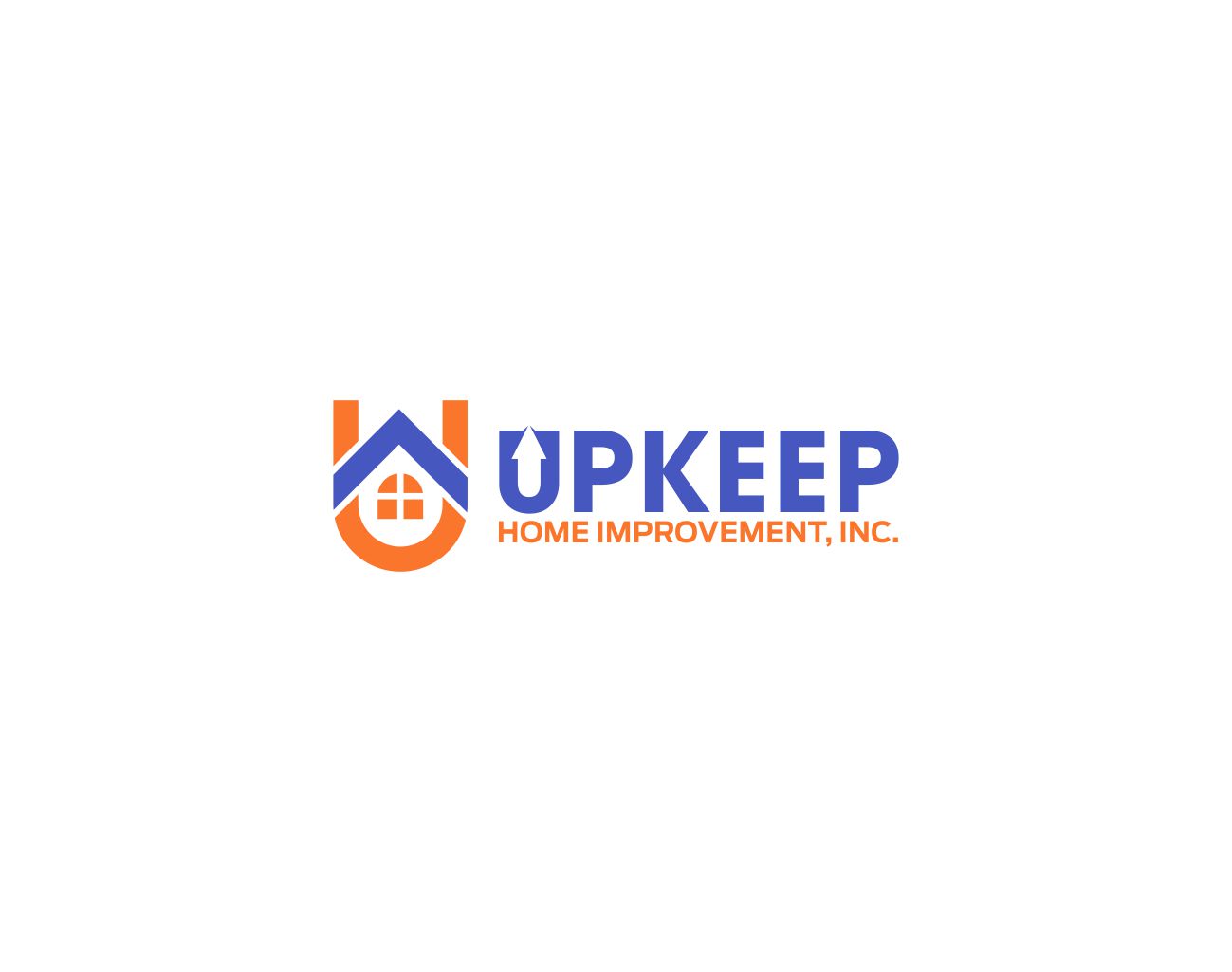 Bold, Masculine, Home Improvement Logo Design for UPKEEP HOME ...