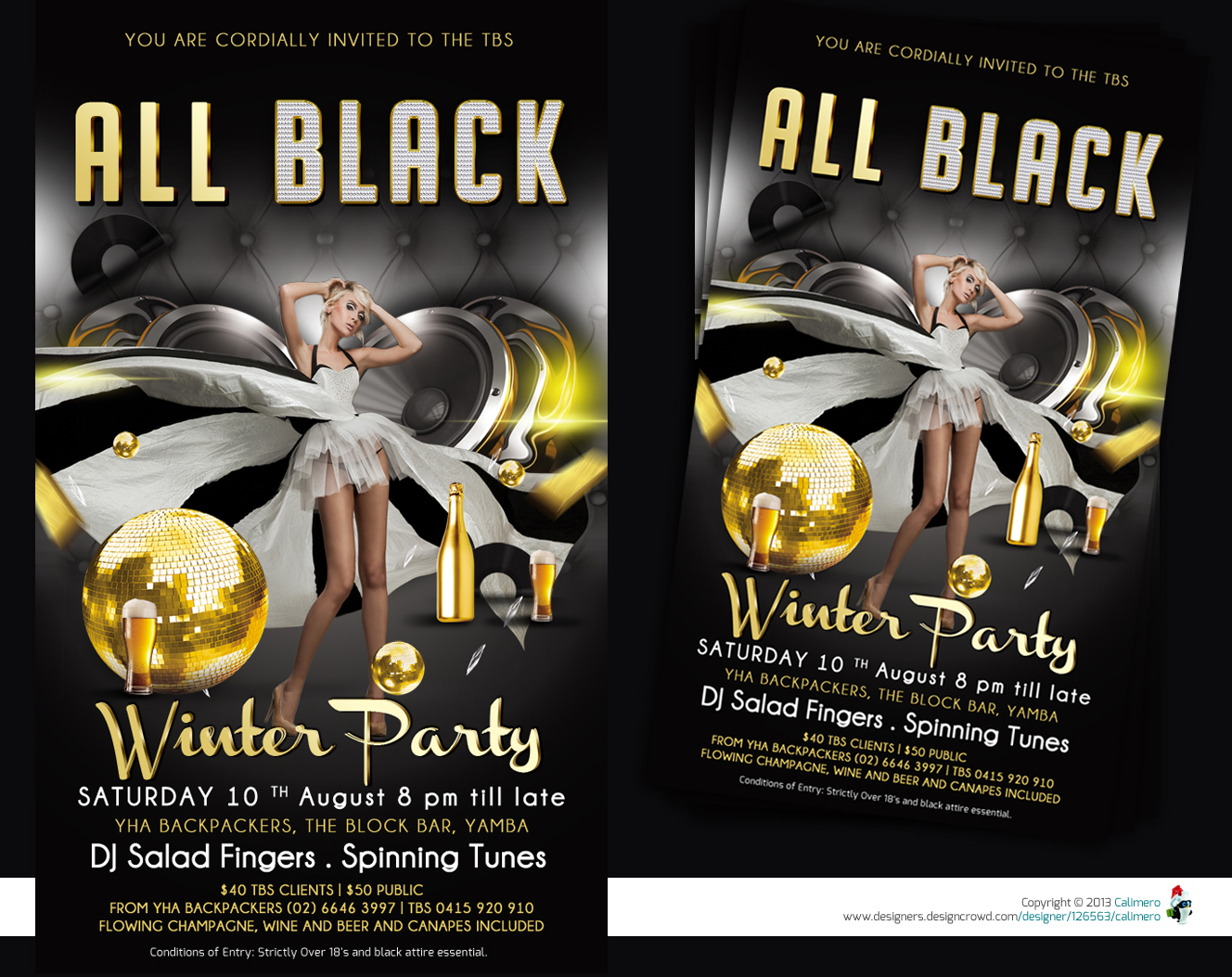 Elegant, Playful Invitation Design for The Body Sculptor by Messaoudi ...