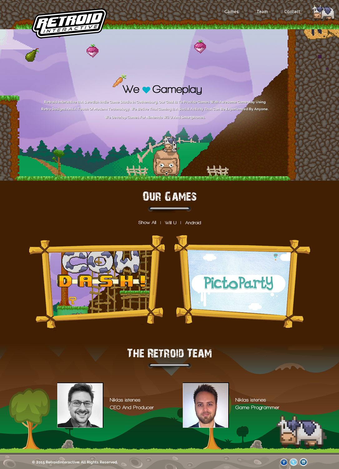 Modern, Colorful, Games Web Design for a Company by Sbss | Design #9165708
