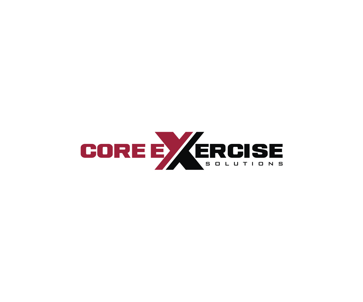 Serious, Bold, Fitness Logo Design for Core Exercise Solutions by Dyoz ...