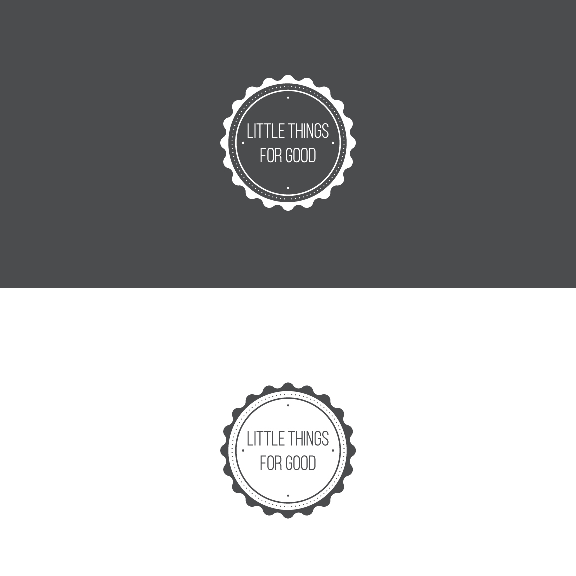 Modern, Bold, Shop Logo Design for Little Things for Good by Fanol ...