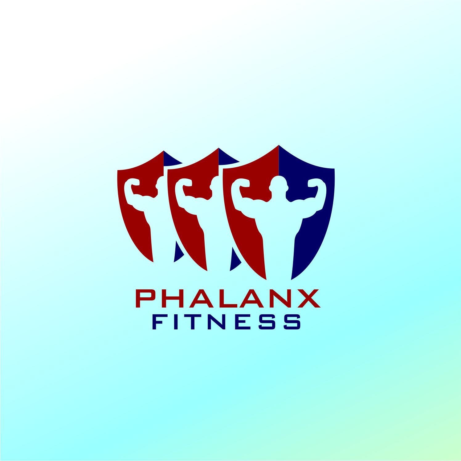 Masculine, Bold, Fitness Logo Design for Phalanx Fitness by ...