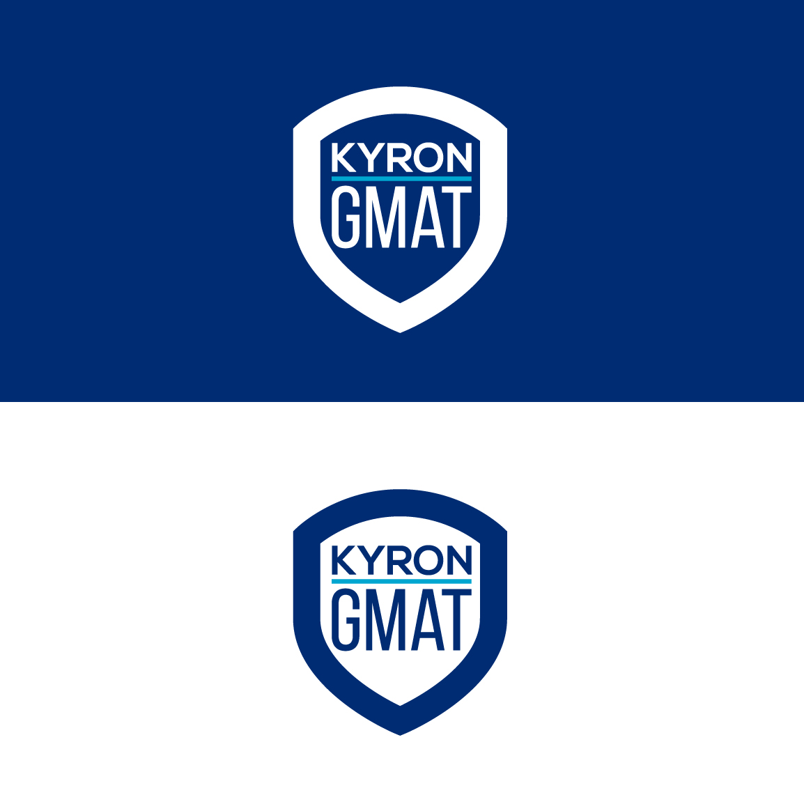Bold, Serious, Education Logo Design for Kyron GMAT by Fanol Ademi ...