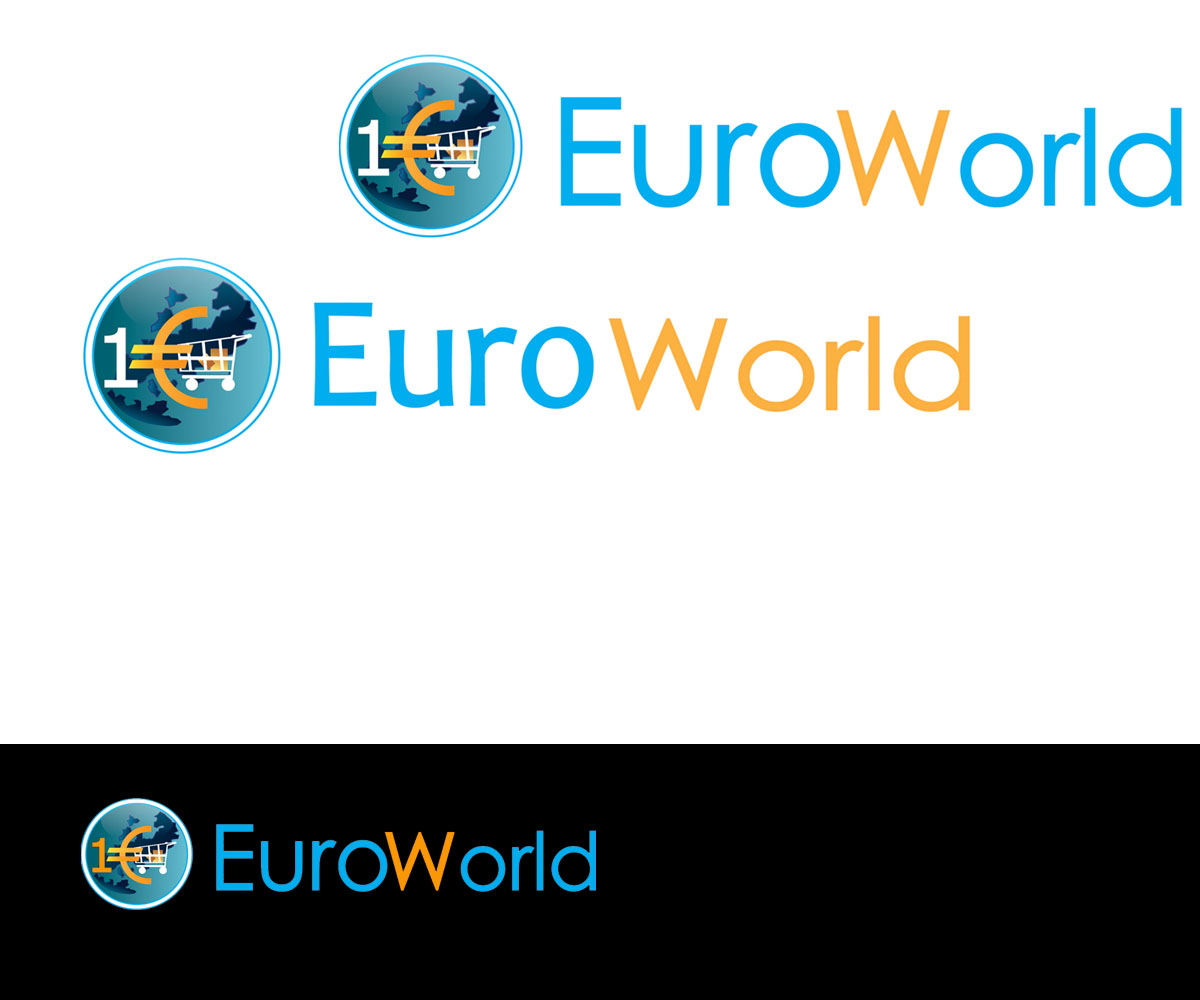 Store Logo Design for Euro World by SG | Design #2041112